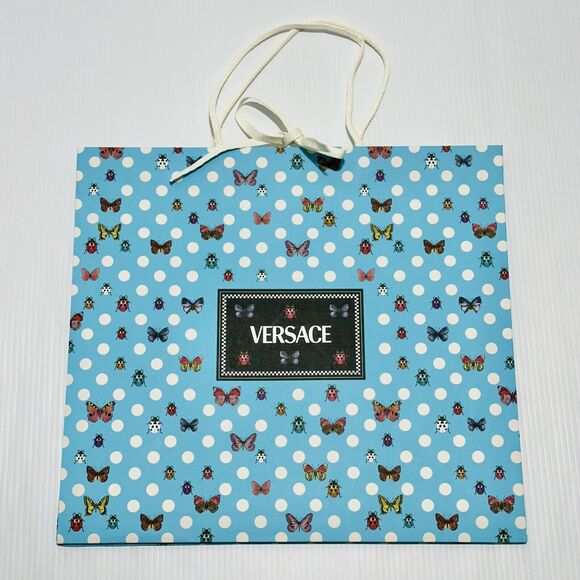 Versace | Party Supplies | Versace 8x16x8 Authentic Blue Butterfly ...
